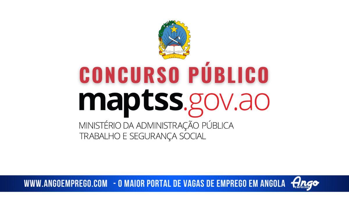 MAPTSS abre novo concurso público e disponibiliza 94 vagas - Ango Emprego